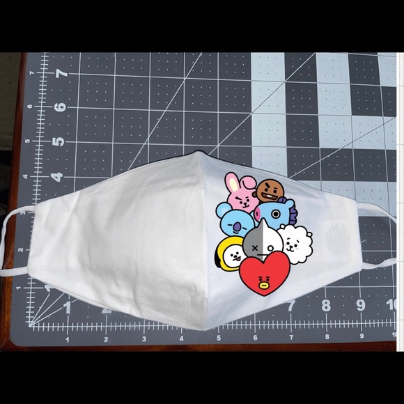 Hand Crafted | Accessories | Bt2 Bts Face Mask | Poshmark